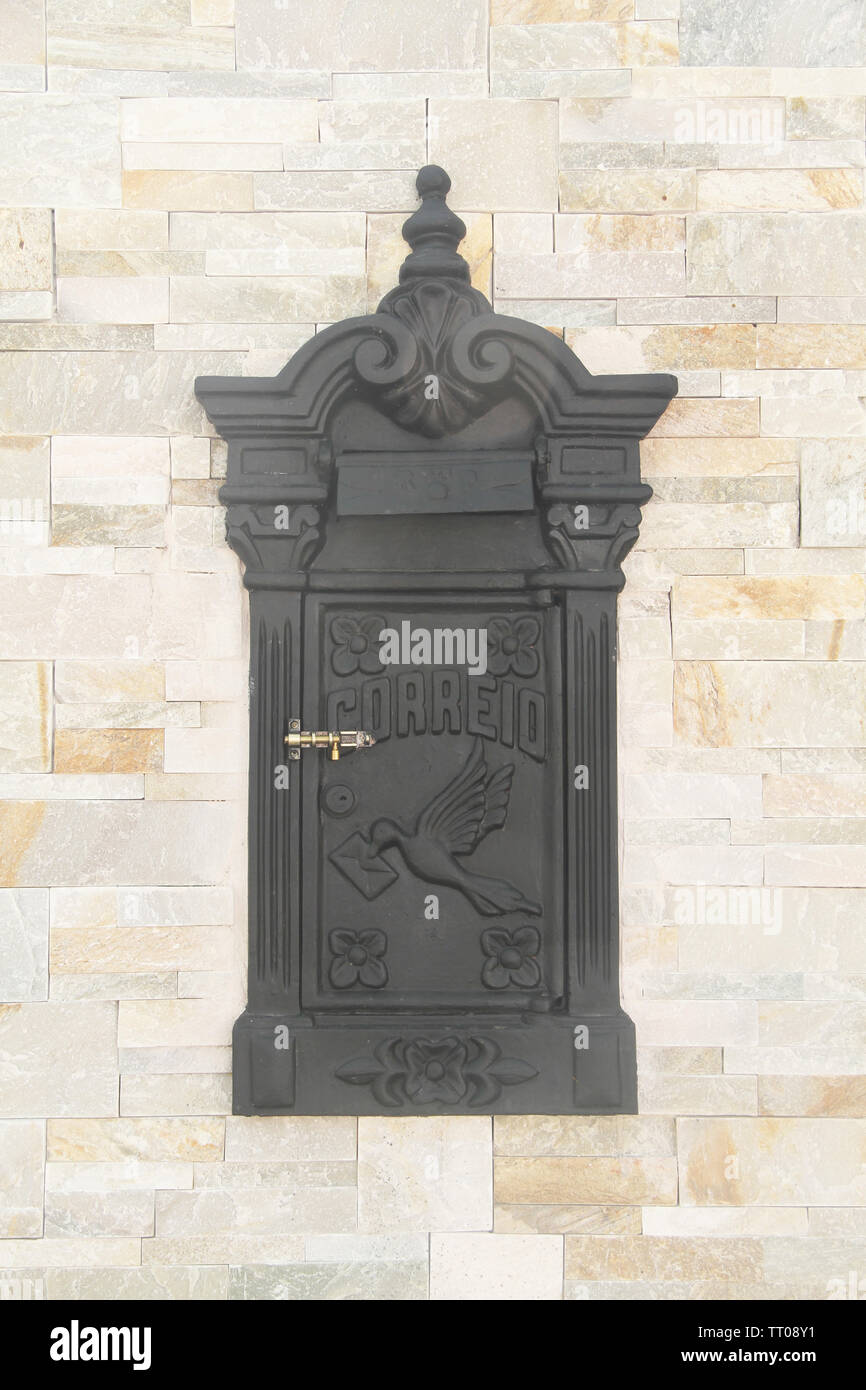 Beautiful old mailbox, São Paulo, Brazil Stock Photo - Alamy