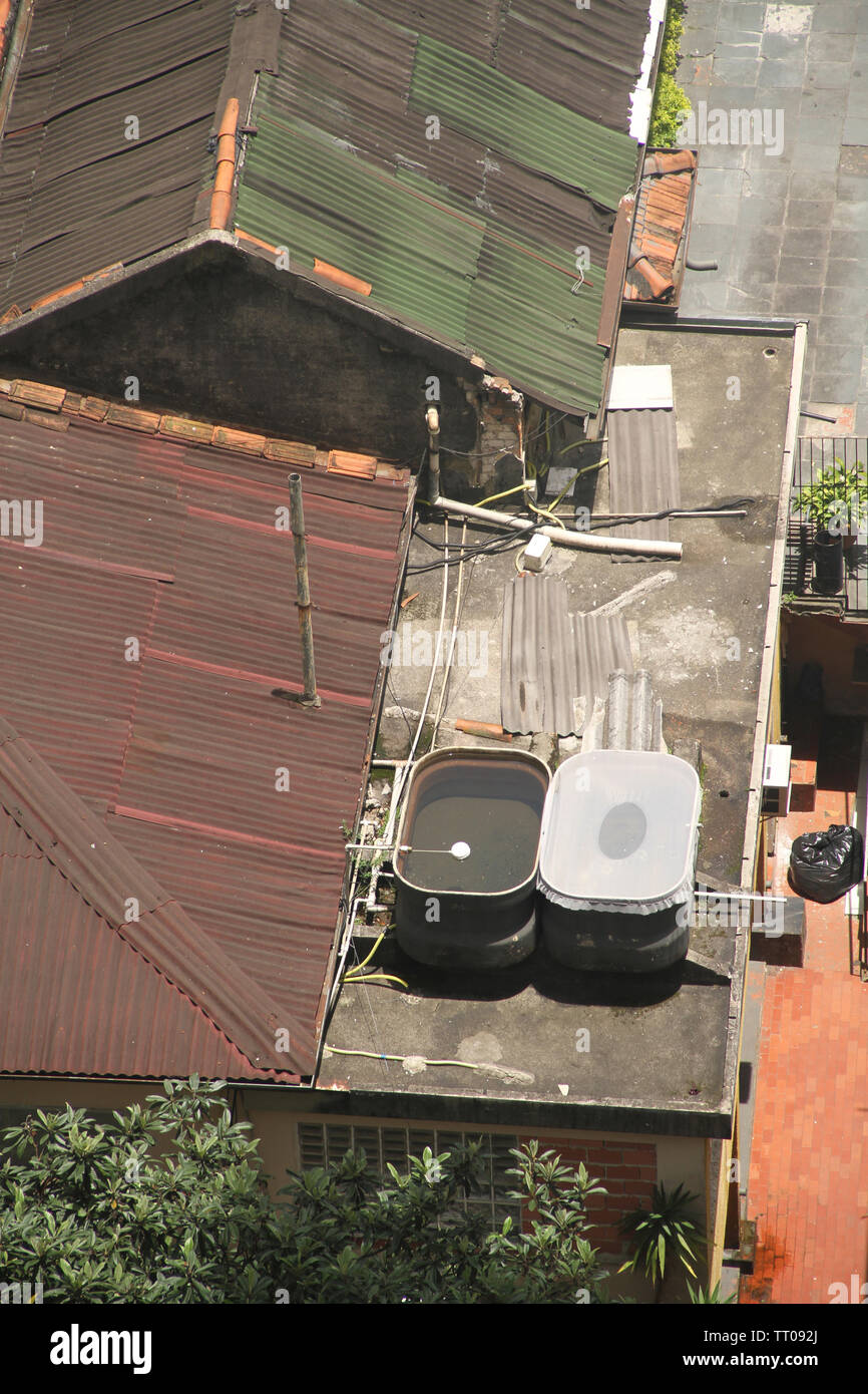 Water storage tank, São Paulo, Brazil Stock Photo - Alamy