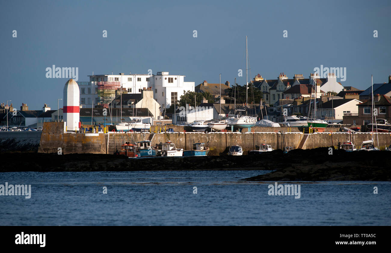 The harbour, Port St. Mary, Isle of Man, British Isles Stock Photo - Alamy