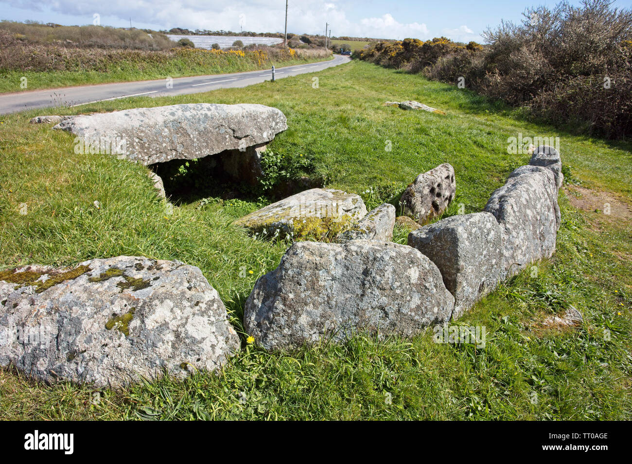 Stone age chamber tomb hi-res stock photography and images - Alamy