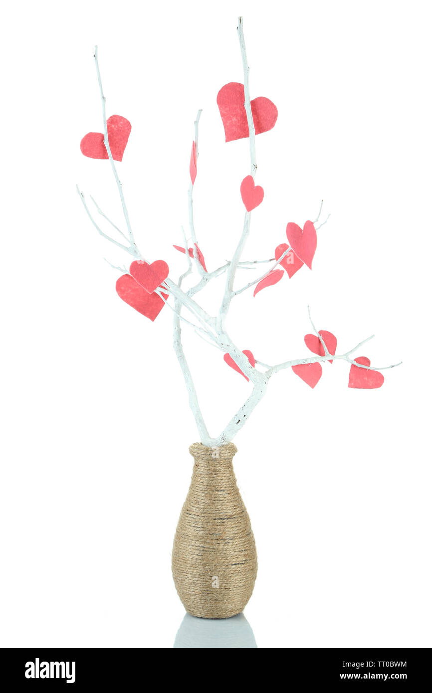 Branch with hearts hi-res stock photography and images - Alamy