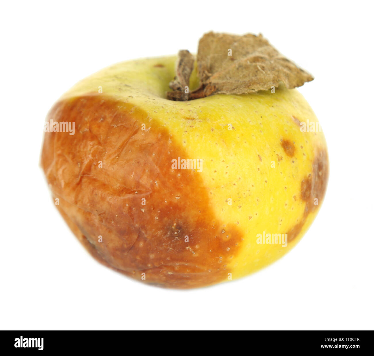 Apple with rotten core Cut Out Stock Images & Pictures - Alamy