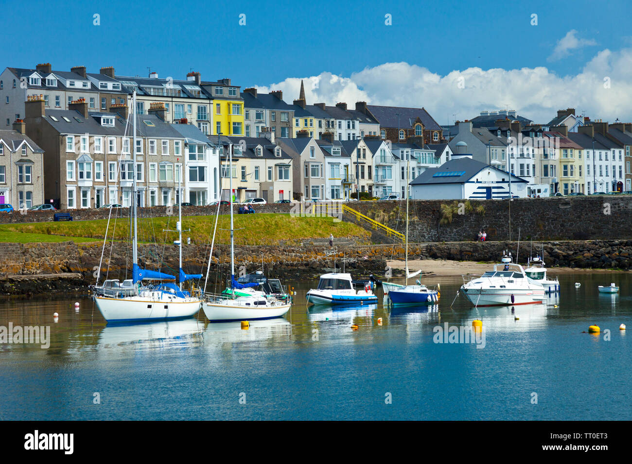 Portrush Village. Causeway Coastal Route. Antrim County, Northern ...