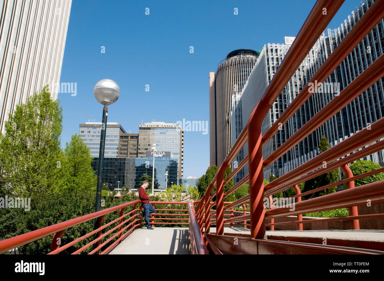 Azca financial district madrid spain hi-res stock photography and ...