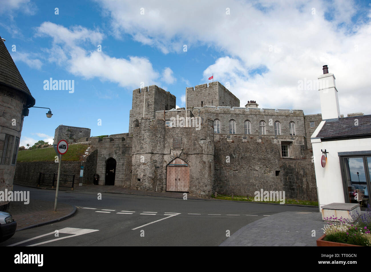 Castle Rushen, Castletown, Isle of Man, British Isles Stock Photo - Alamy