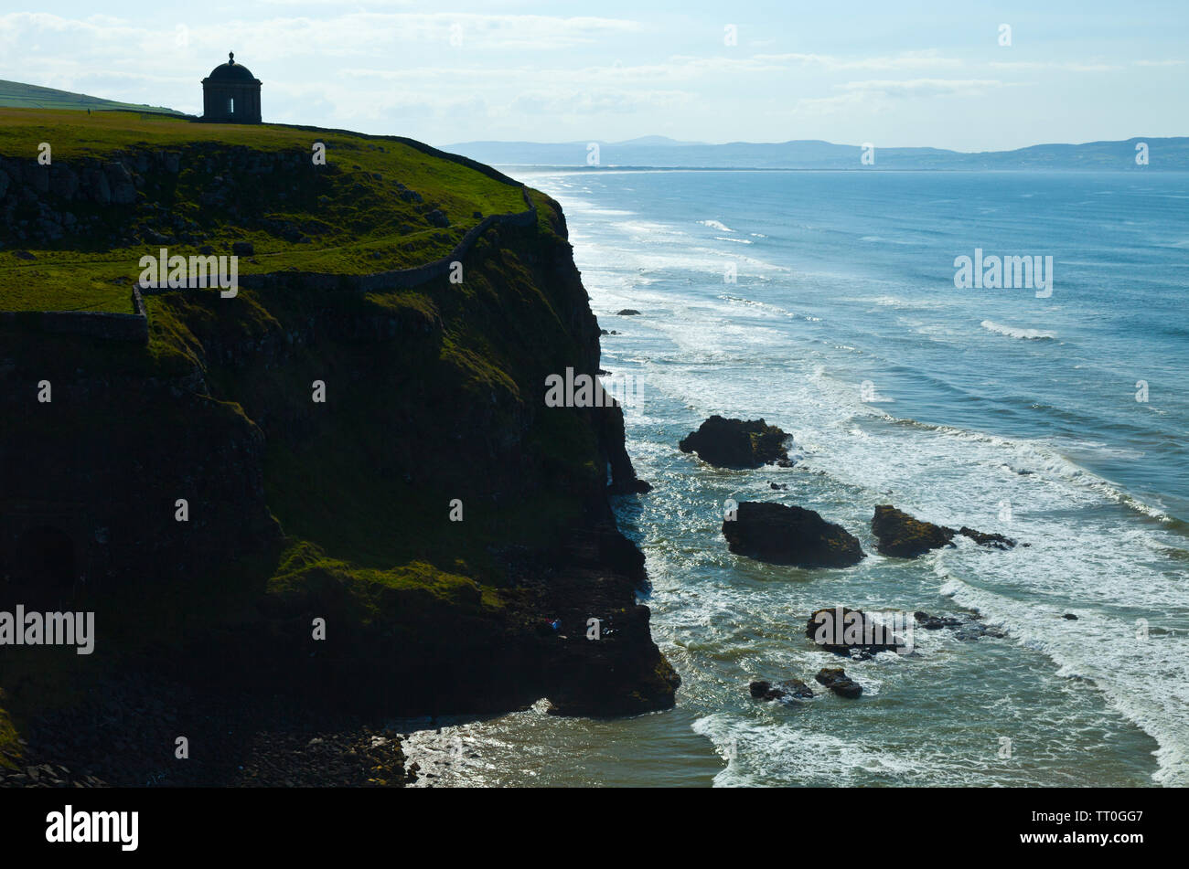 Mussenden Temple. Downhill Castle. Castlerock Cliffs. Causeway Coastal ...