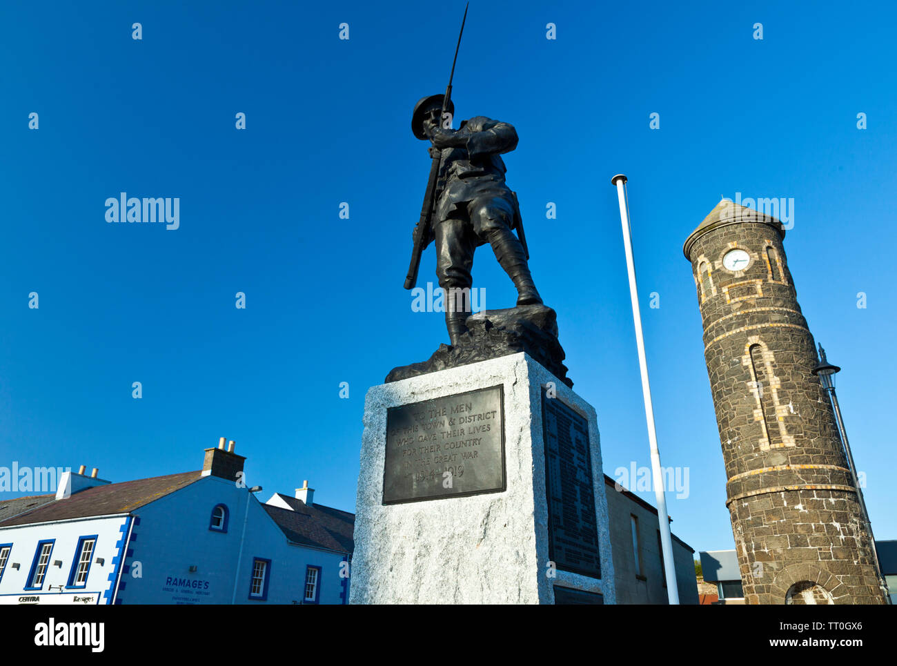 Bushmills Village. Causeway Coastal Route. Antrim County, Northern ...
