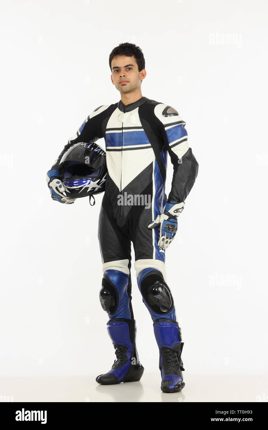 Man carrying crash helmet hi-res stock photography and images - Alamy