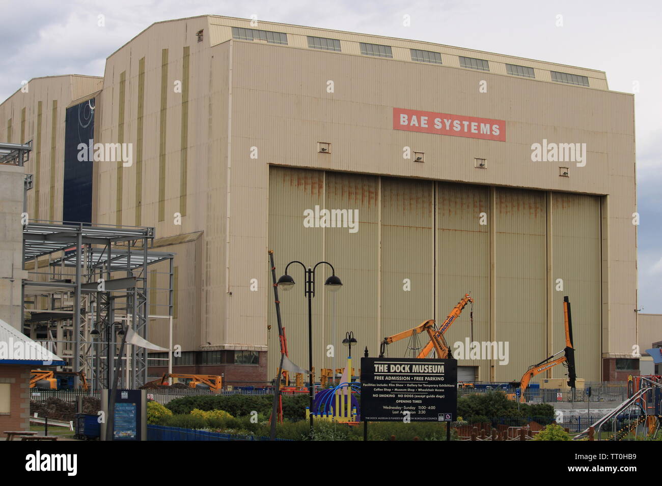 Submarine builders dock hall hi-res stock photography and images - Alamy