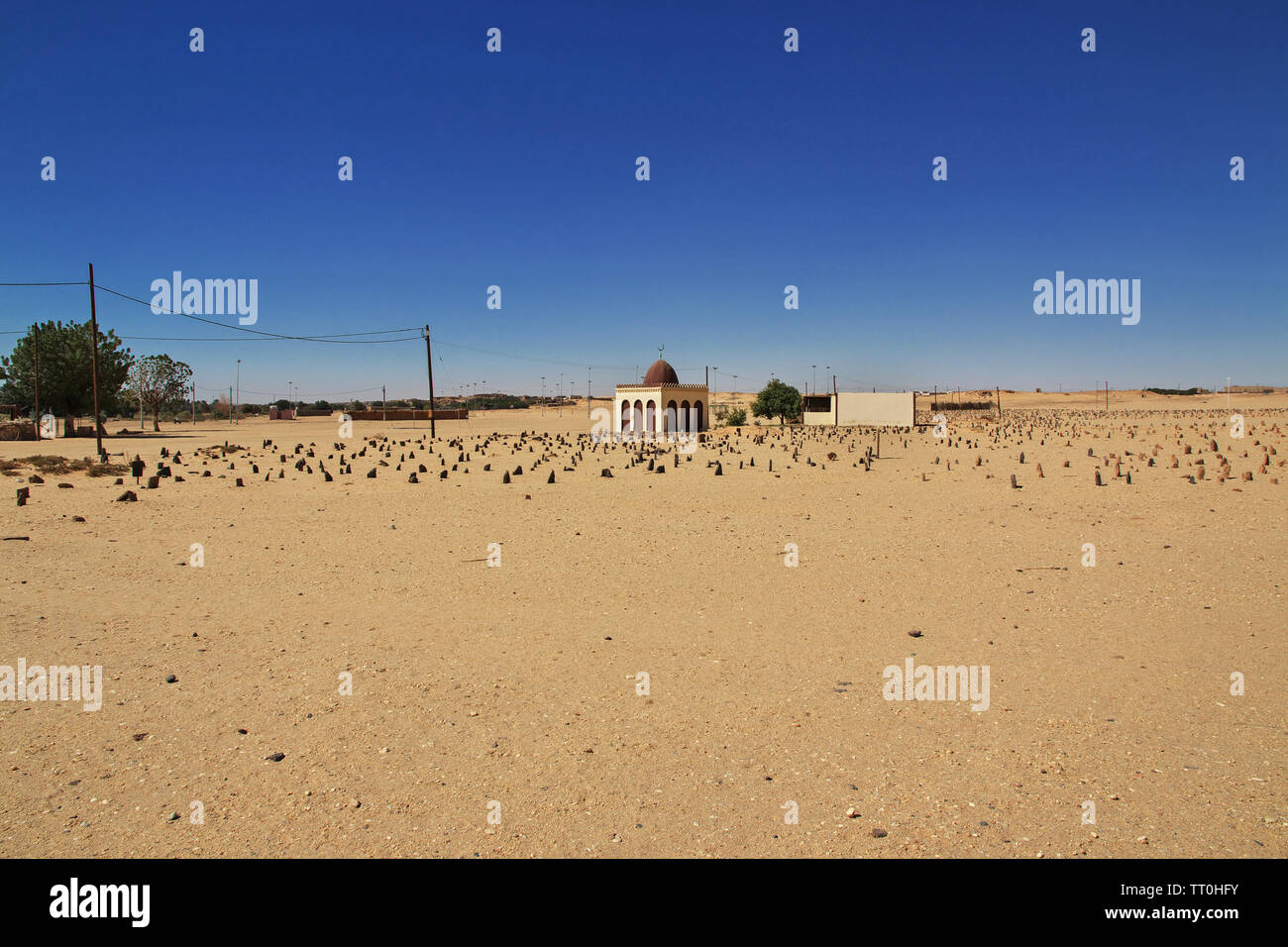 Arab cemetery in Sudan, Africa Stock Photo - Alamy