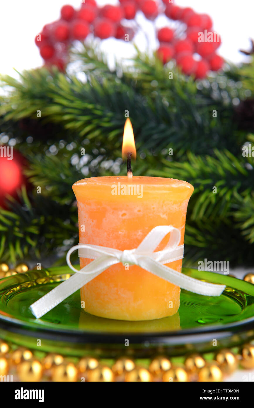 Candle close up Stock Photo - Alamy