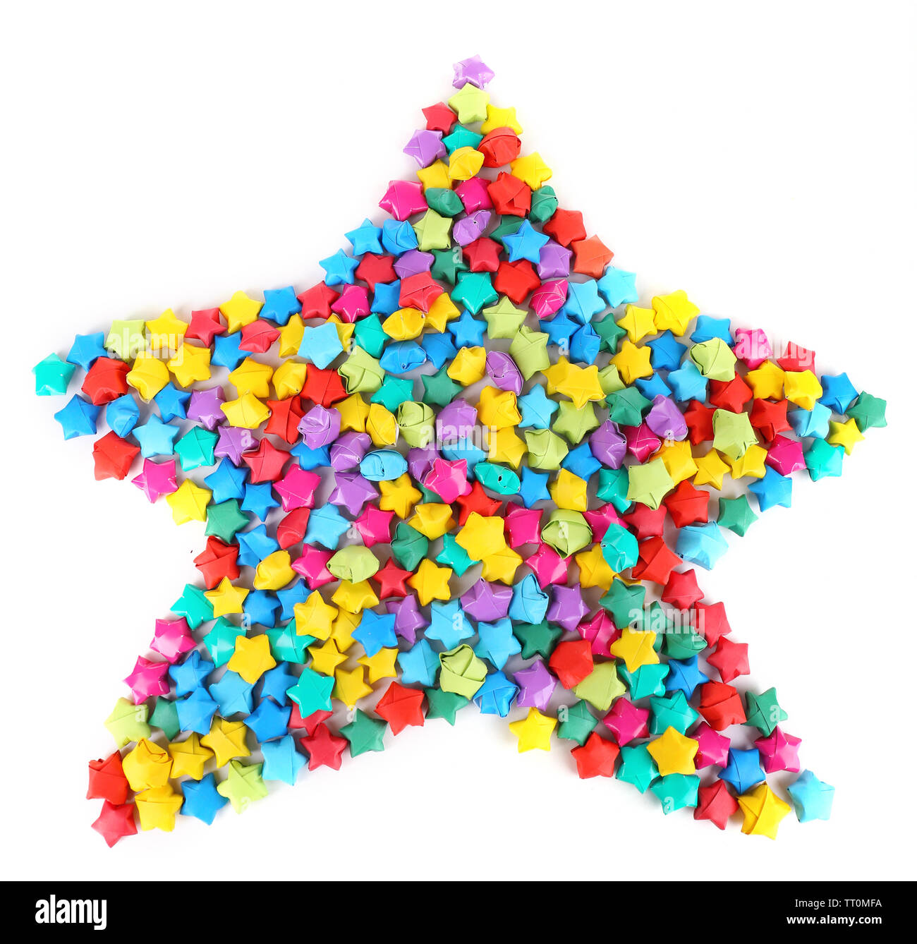 Stars on blue paper Cut Out Stock Images & Pictures - Alamy