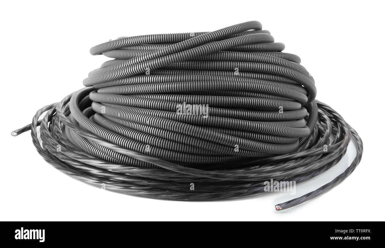 Cable disorder electrical Cut Out Stock Images & Pictures - Alamy