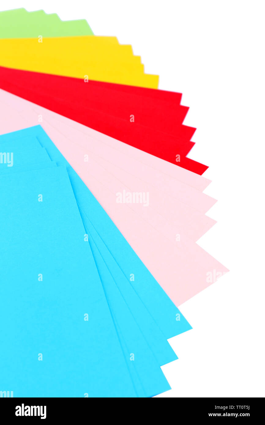 Colorful art paper close up Stock Photo - Alamy