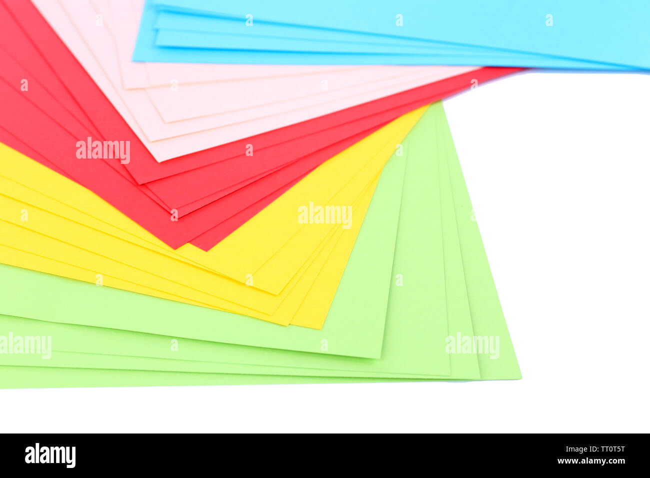 Colorful art paper close up Stock Photo - Alamy