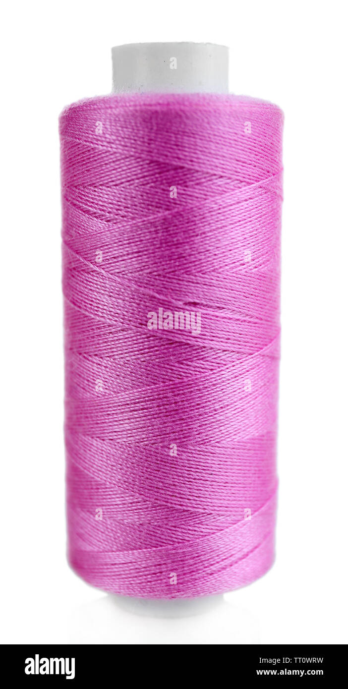 Color sewing thread on bobbin closeup view Cut Out Stock Images ...