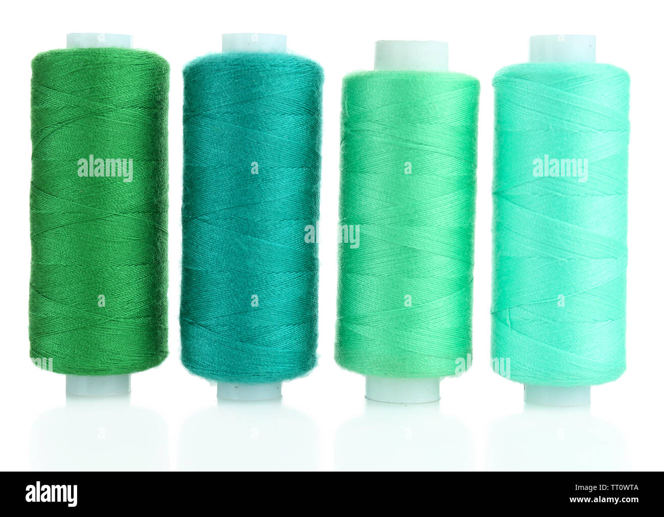 Color sewing thread on bobbin closeup view Cut Out Stock Images ...