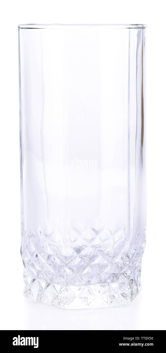 Glass isolated on white Stock Photo - Alamy