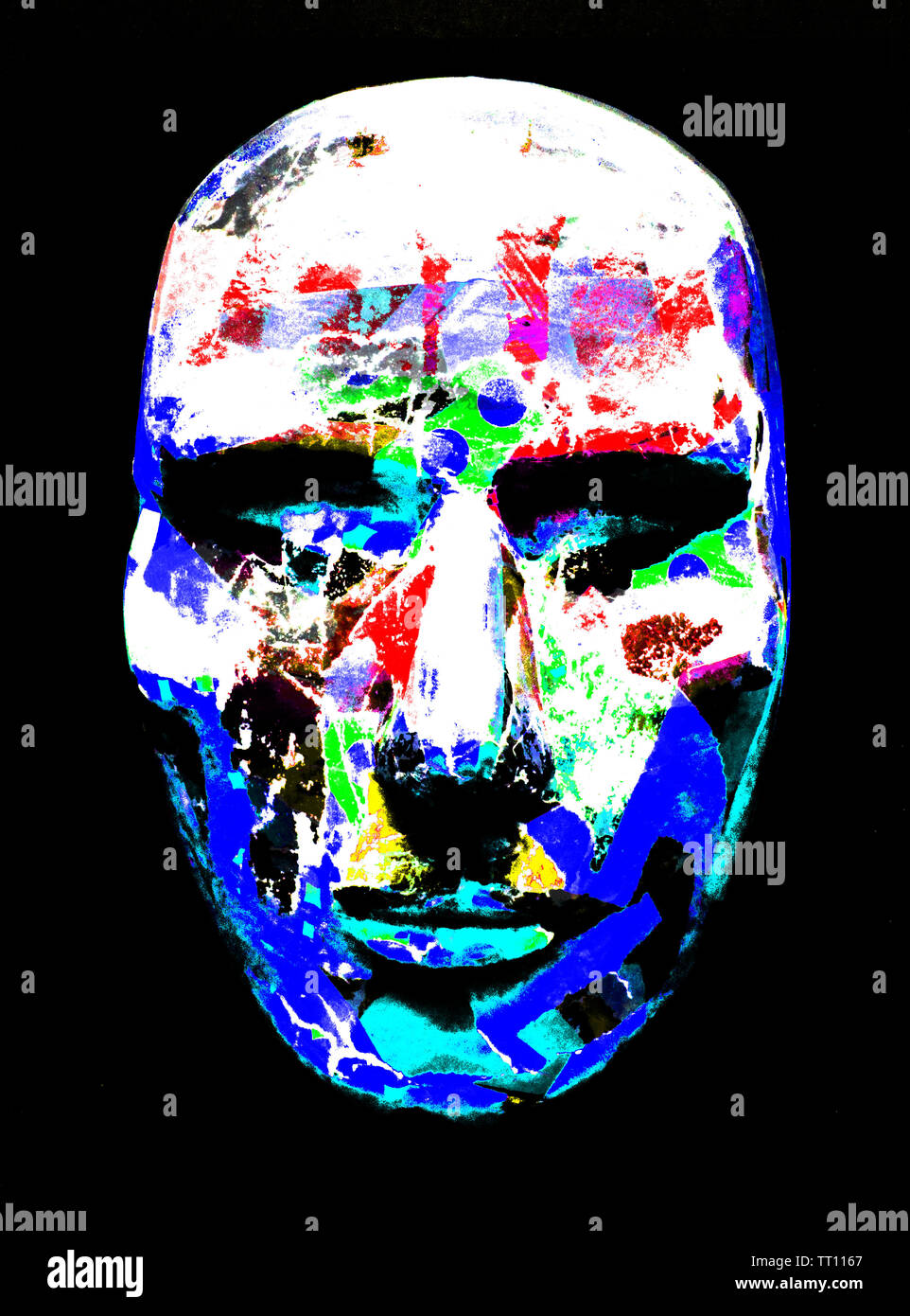 Alien face tattoo design hi-res stock photography and images - Alamy