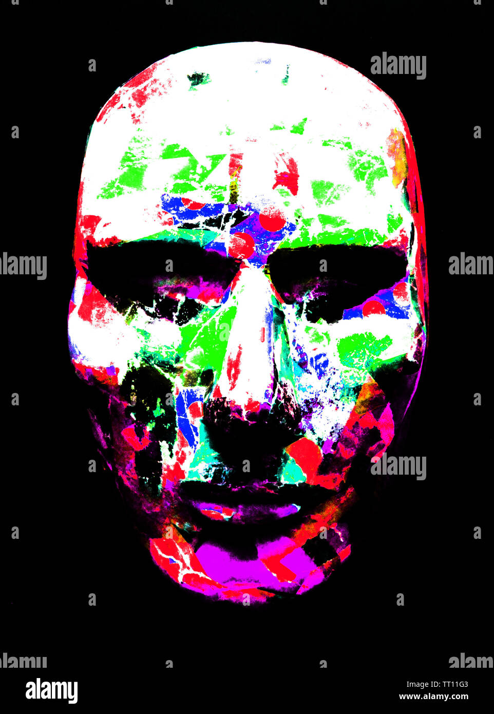 Human head mask hi-res stock photography and images - Alamy