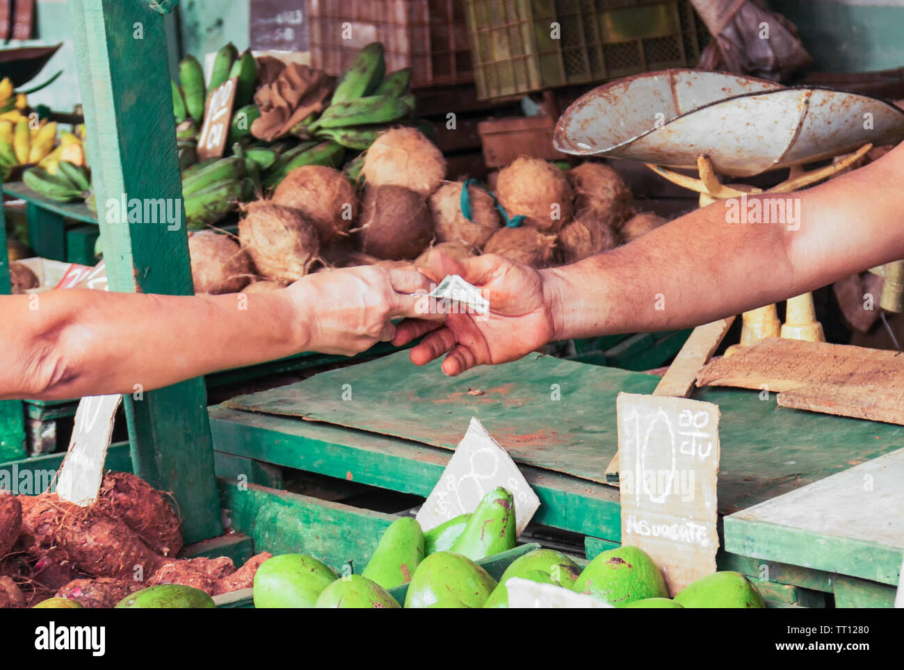 Changing hands hi-res stock photography and images - Alamy