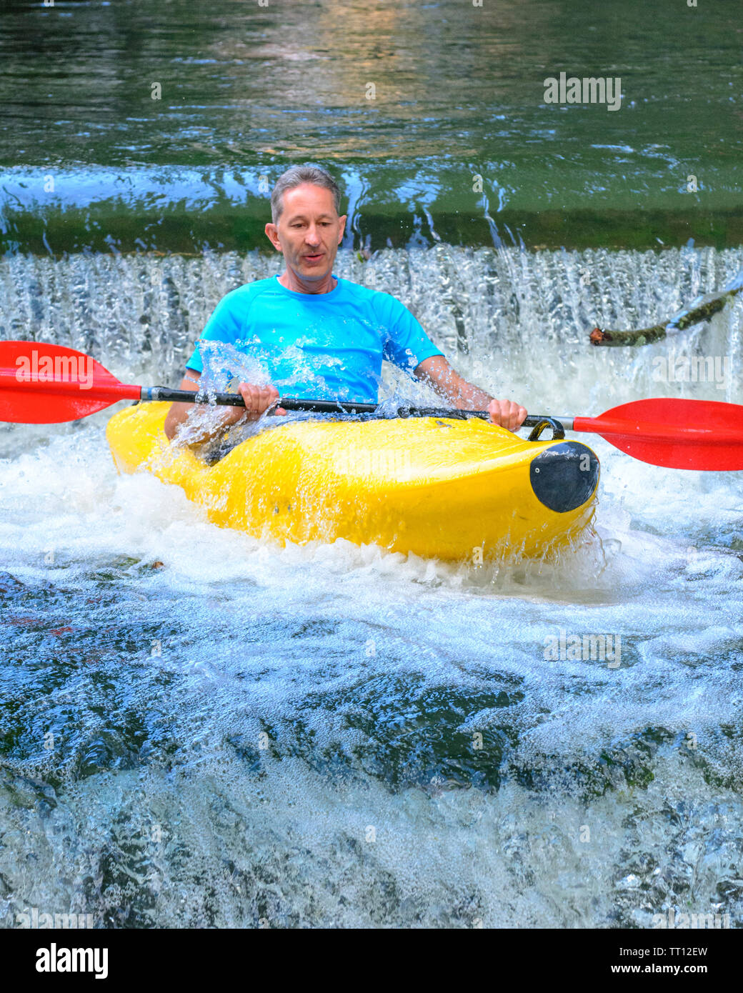 Paddling down river hi-res stock photography and images - Alamy