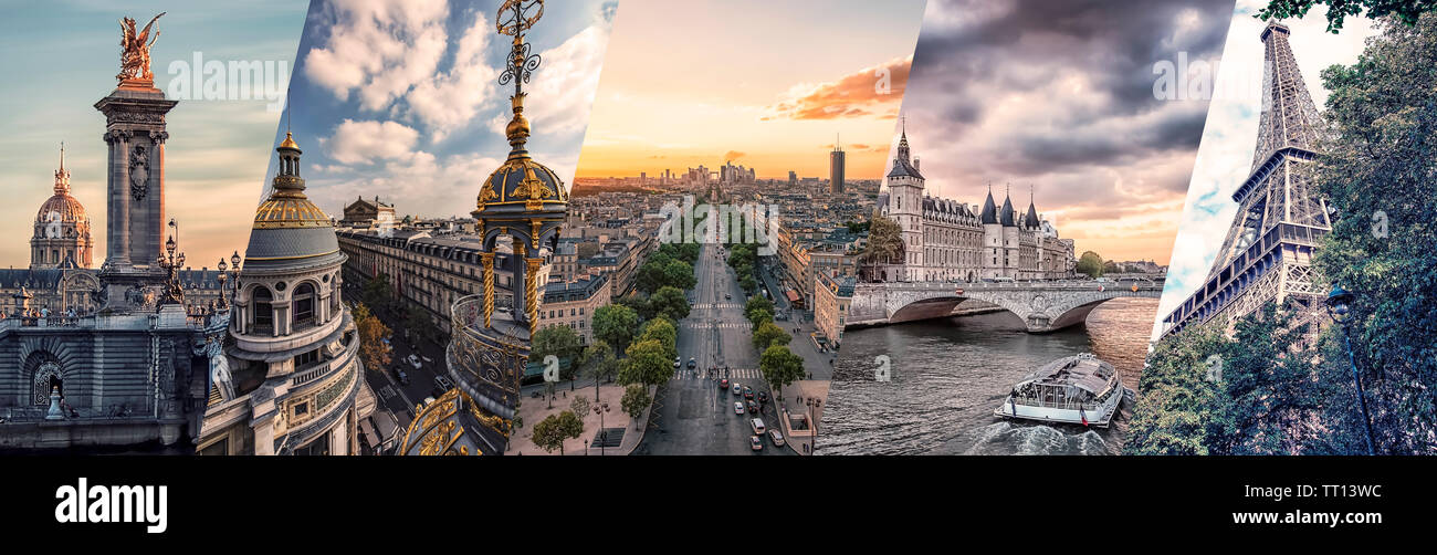 Famous European Landmarks Collage Stock Photos & Famous European ...