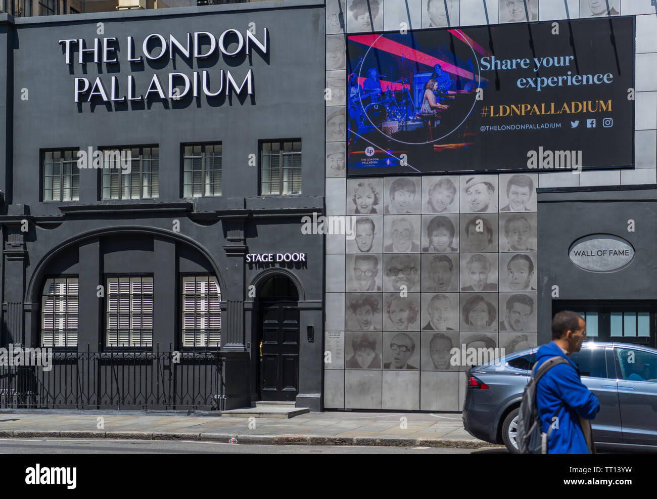 London palladium wall of fame hi-res stock photography and images - Alamy