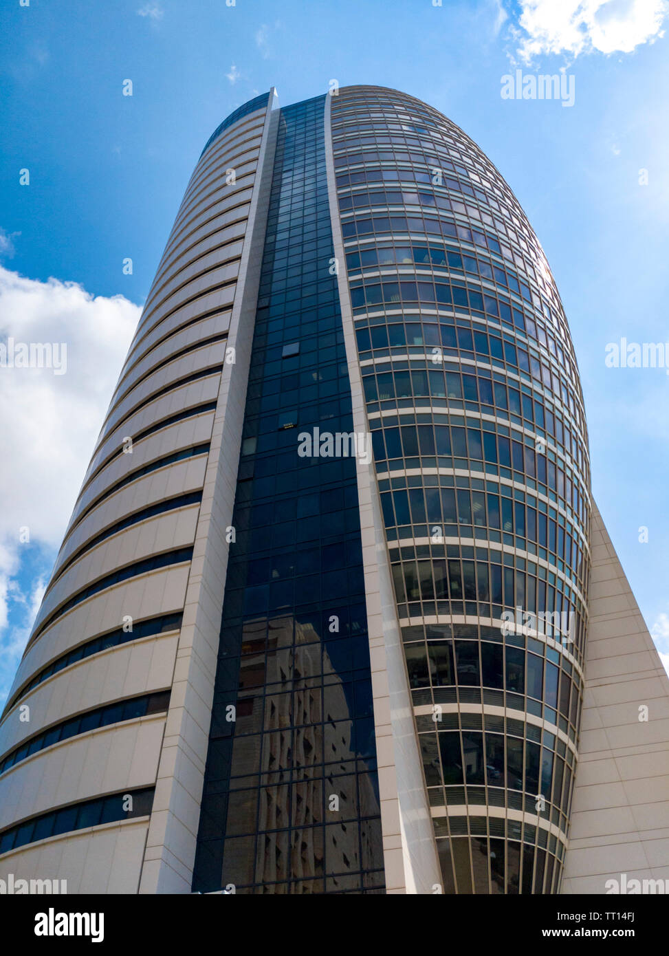 the Sail Tower in Haifa Israel Stock Photo - Alamy