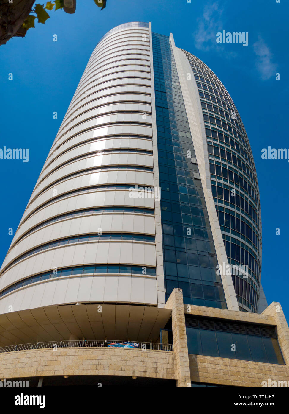 the Sail Tower in Haifa Israel Stock Photo - Alamy