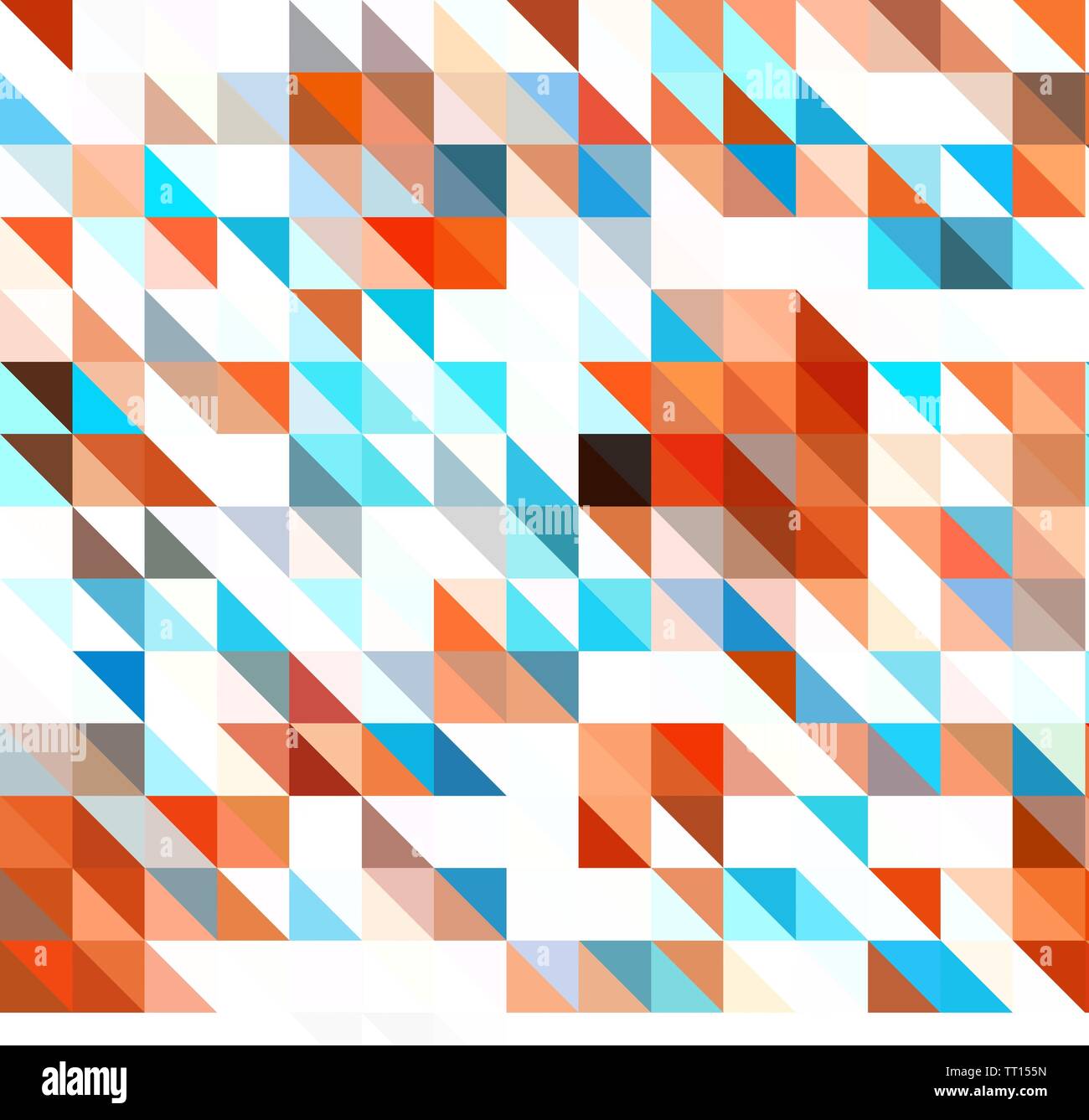 squares and triangles isometric abstract conceptual colorful background ...
