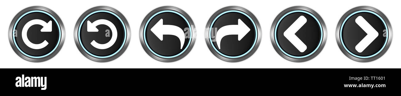 Internet website icons Cut Out Stock Images & Pictures - Alamy