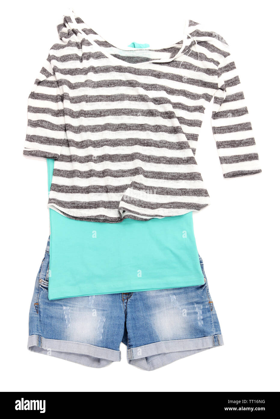 Girl wearing white singlet hi-res stock photography and images - Alamy