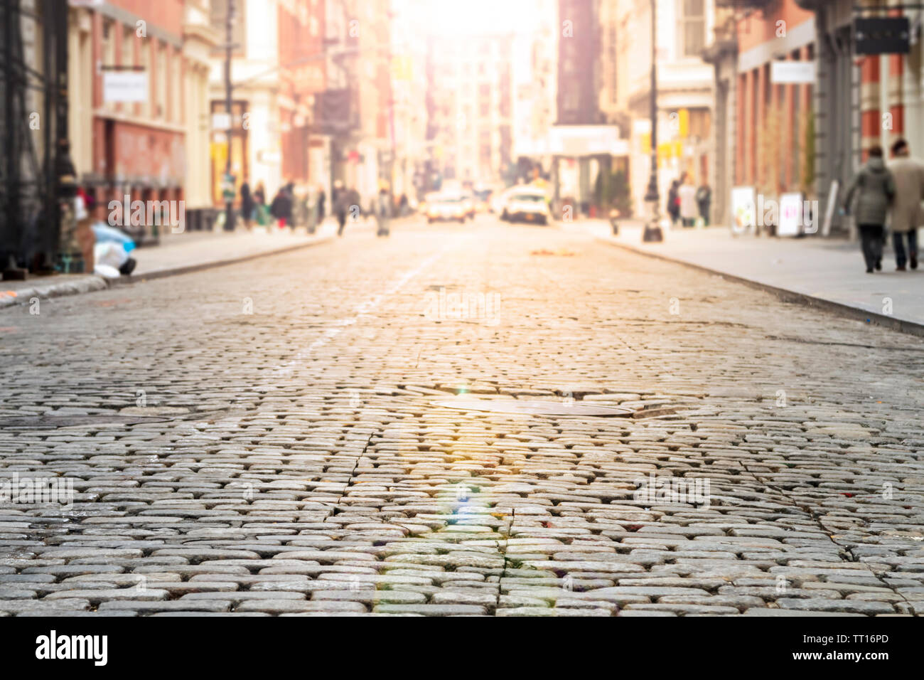 Cobblestone Street Wallpaper