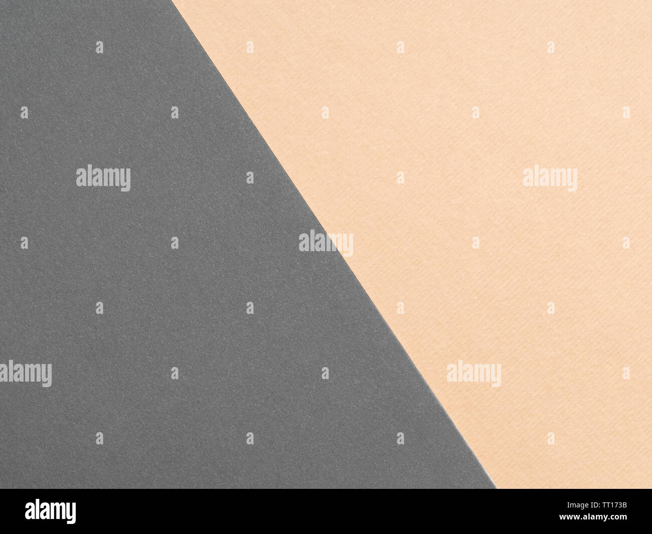 two side paper background from gray and bisque color papers Stock Photo ...