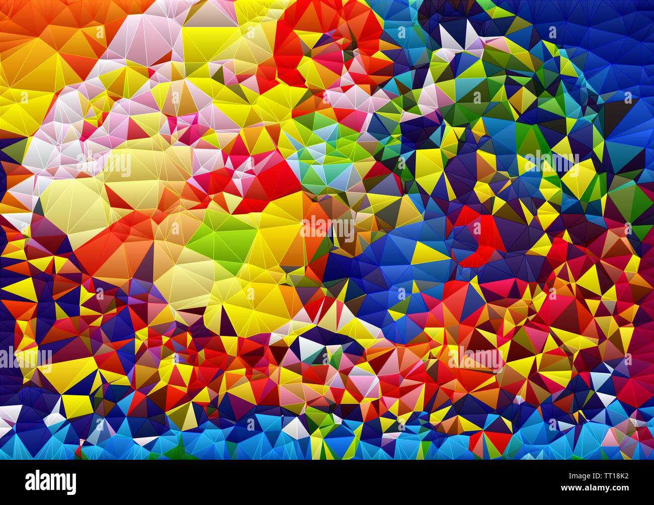 colorful poly morph triangles abstract colorful shapes background ...