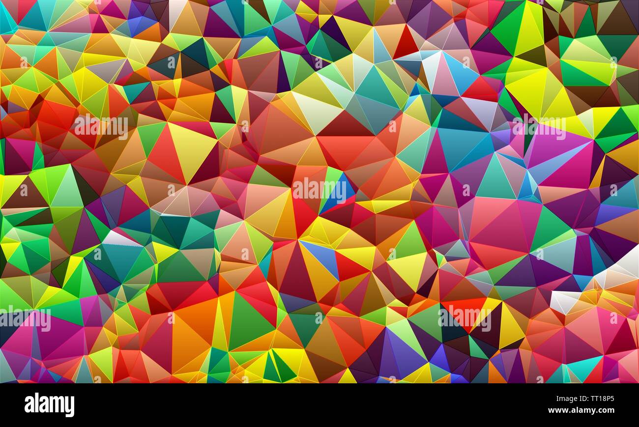 colorful poly morph triangles abstract colorful shapes background ...