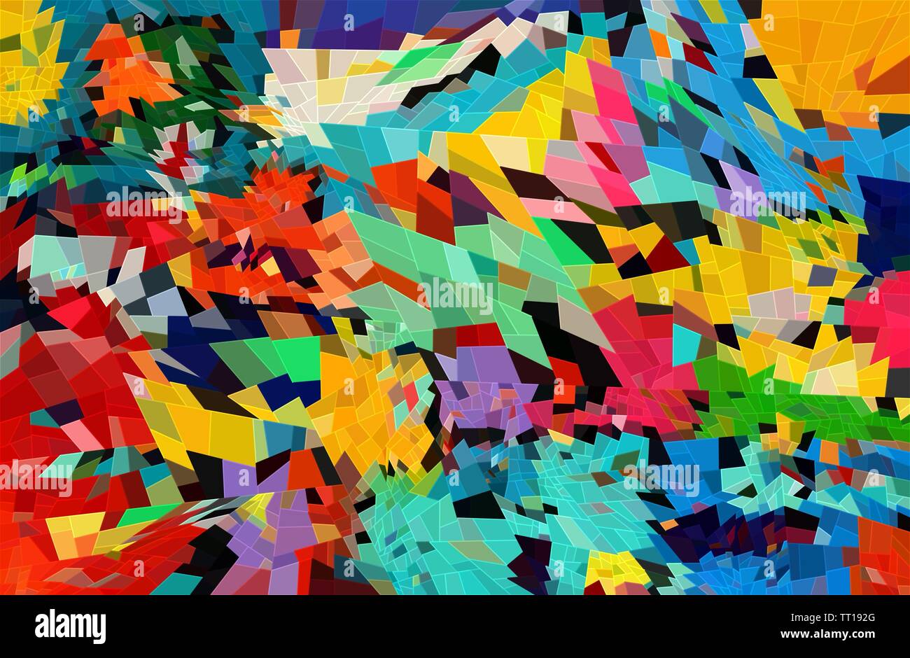 colorful poly morph triangles abstract colorful shapes background ...