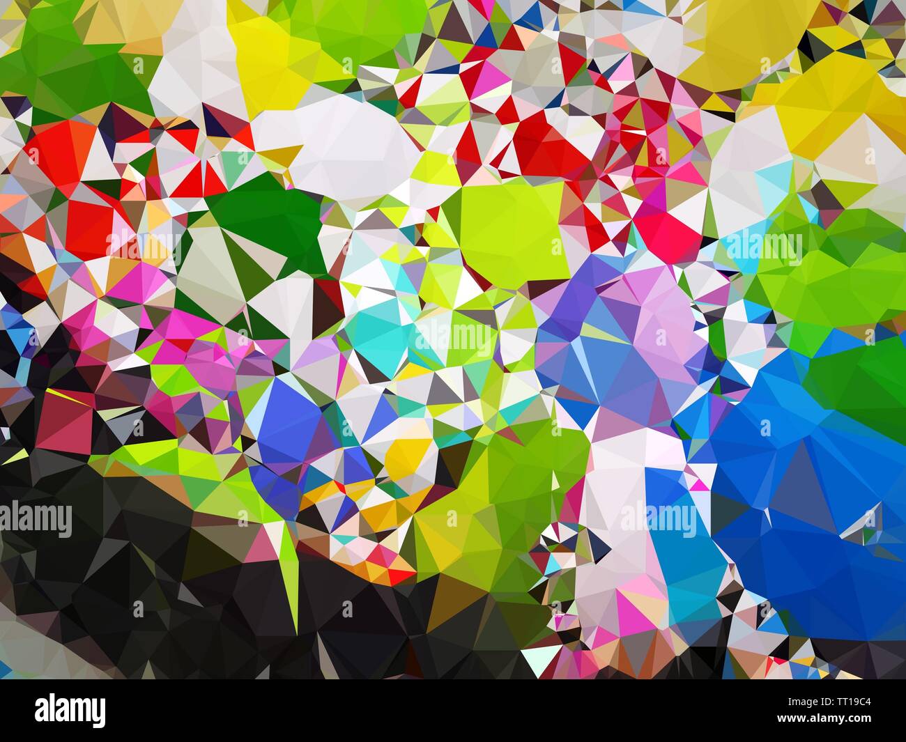 colorful poly morph triangles abstract colorful shapes background ...