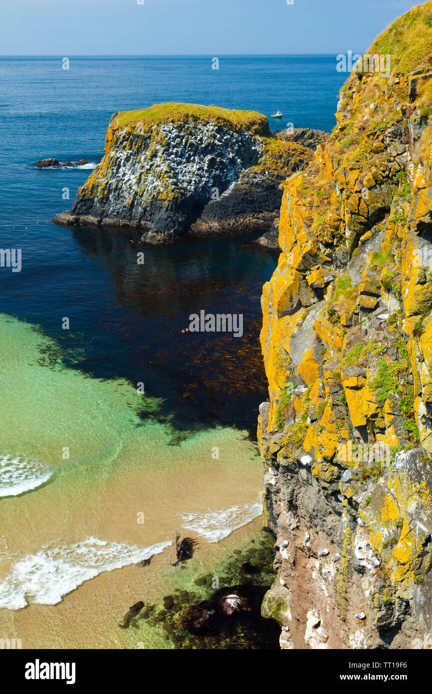 Carrick Island. Larrybane Bay. Causeway Coastal Route. Antrim County ...