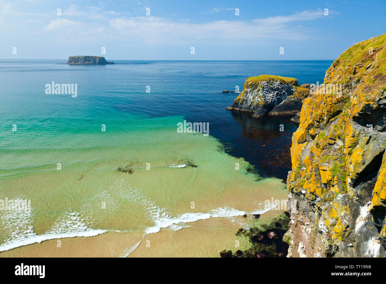 Carrick Island. Larrybane Bay. Causeway Coastal Route. Antrim County ...