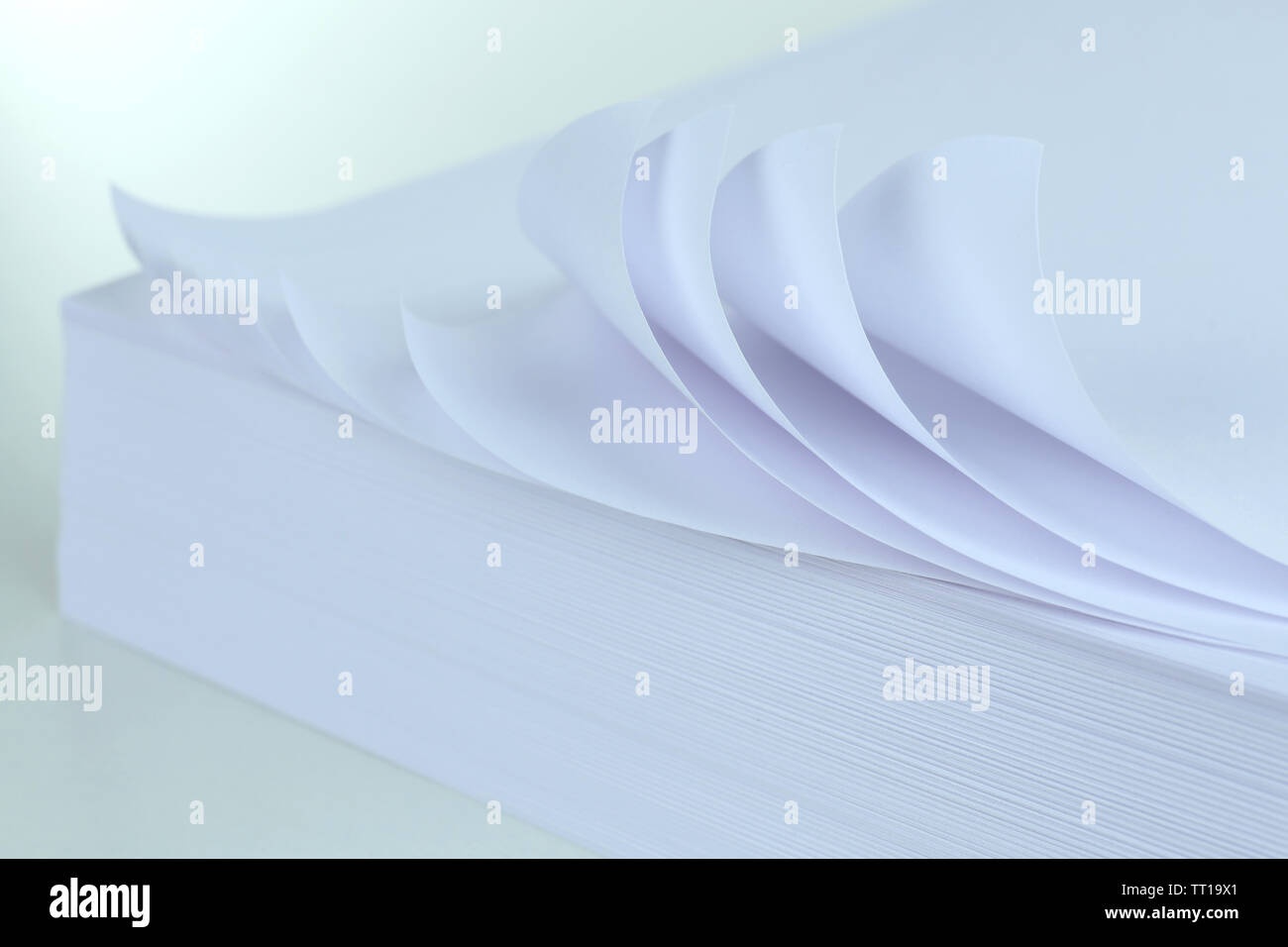 White paper close up Stock Photo - Alamy