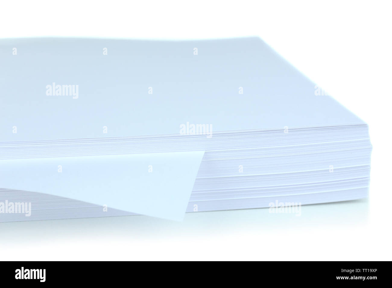 White paper close up Stock Photo - Alamy