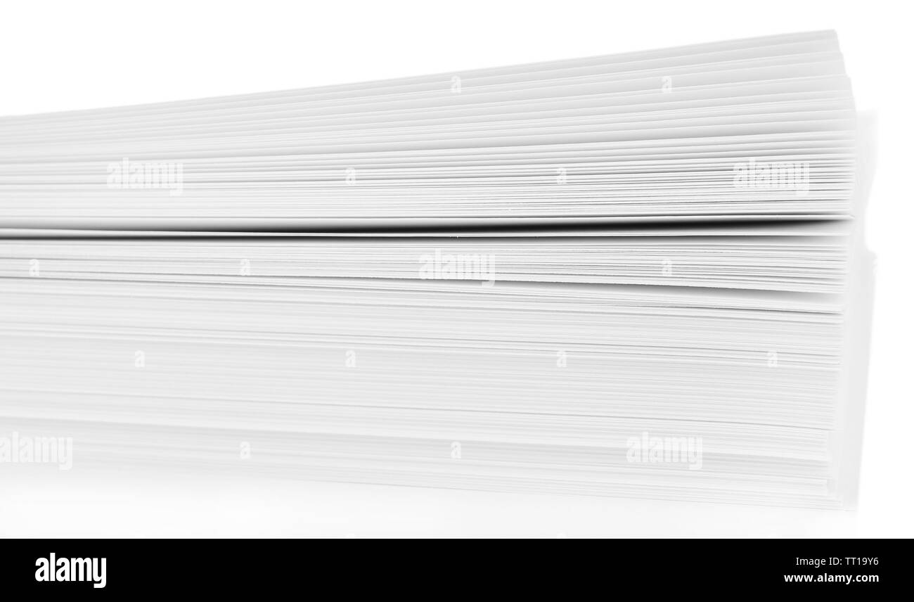 White paper close up Stock Photo - Alamy