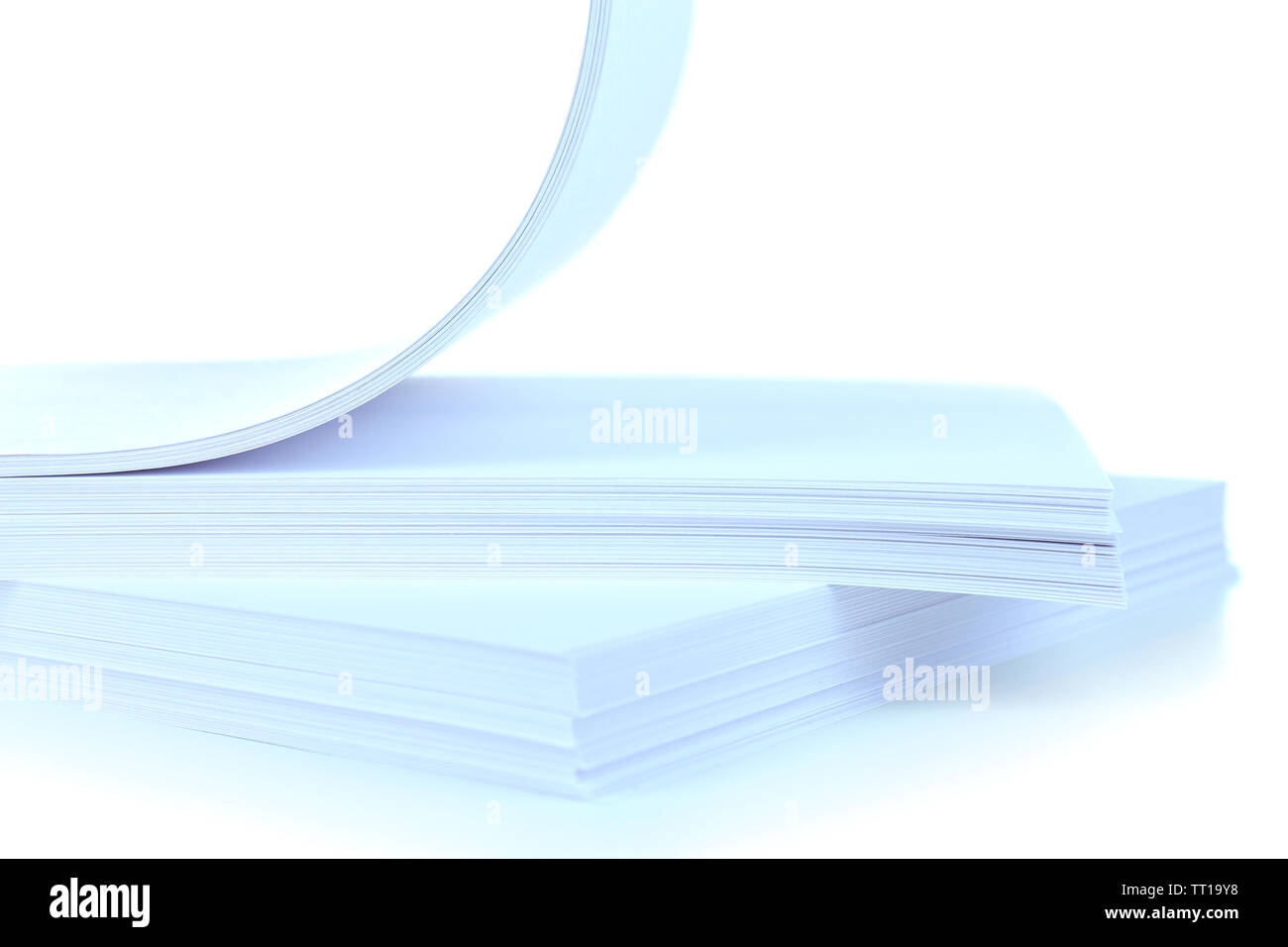 White paper close up Stock Photo - Alamy