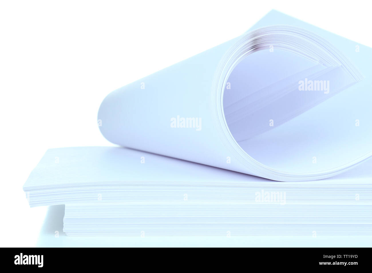 White paper close up Stock Photo - Alamy