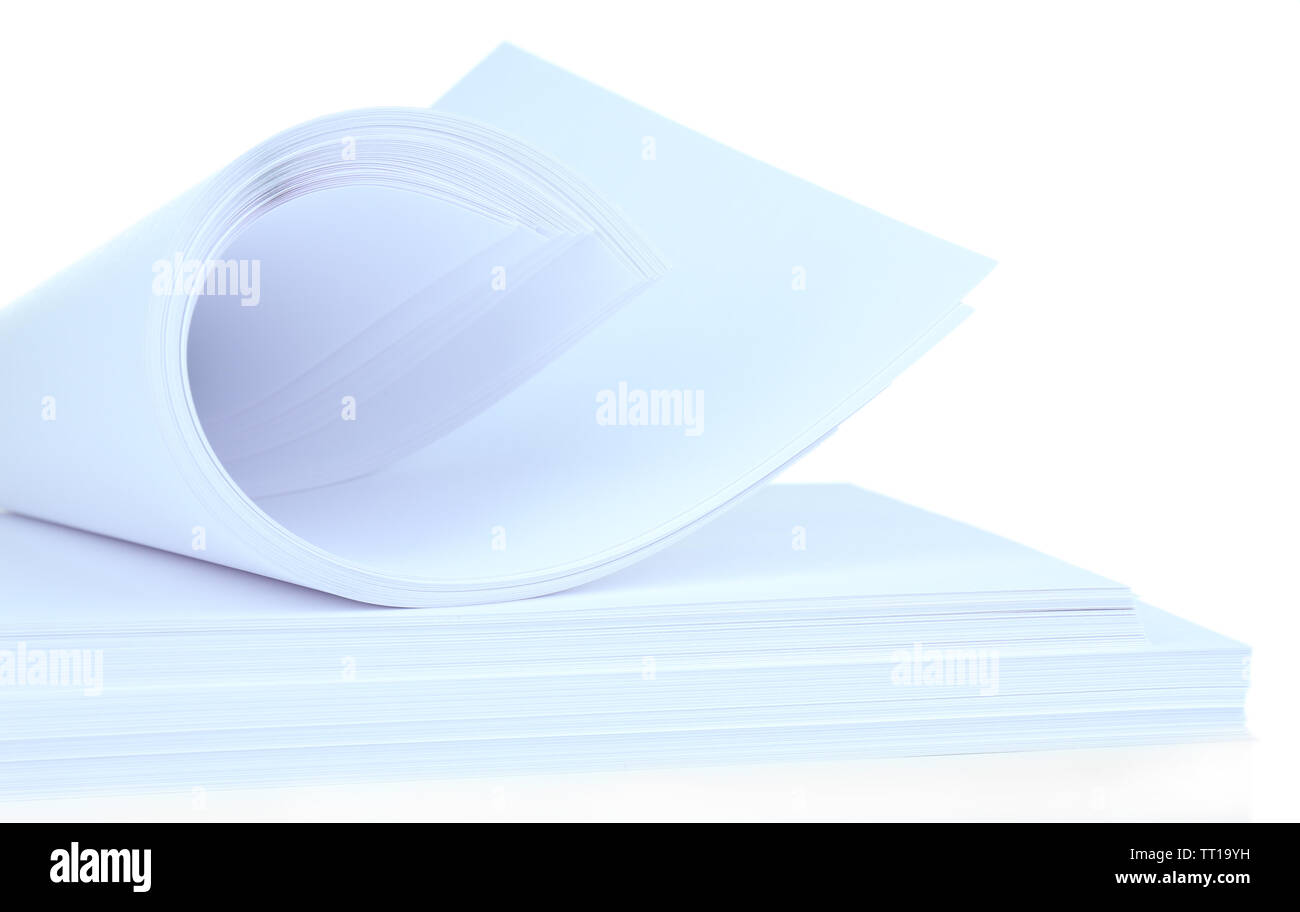 White paper close up Stock Photo - Alamy