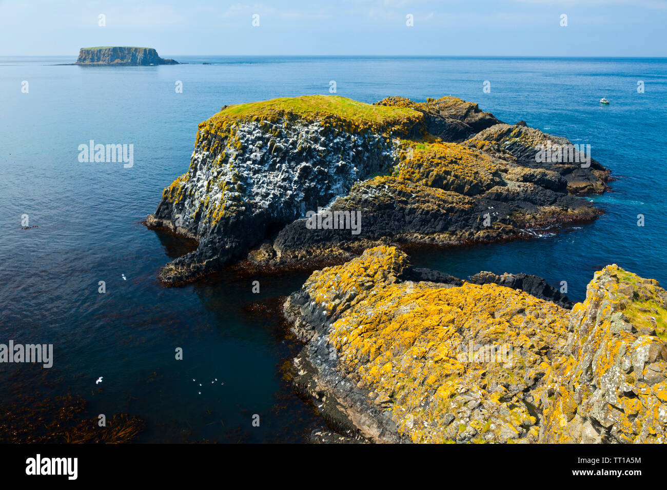 Carrick Island. Larrybane Bay. Causeway Coastal Route. Antrim County ...