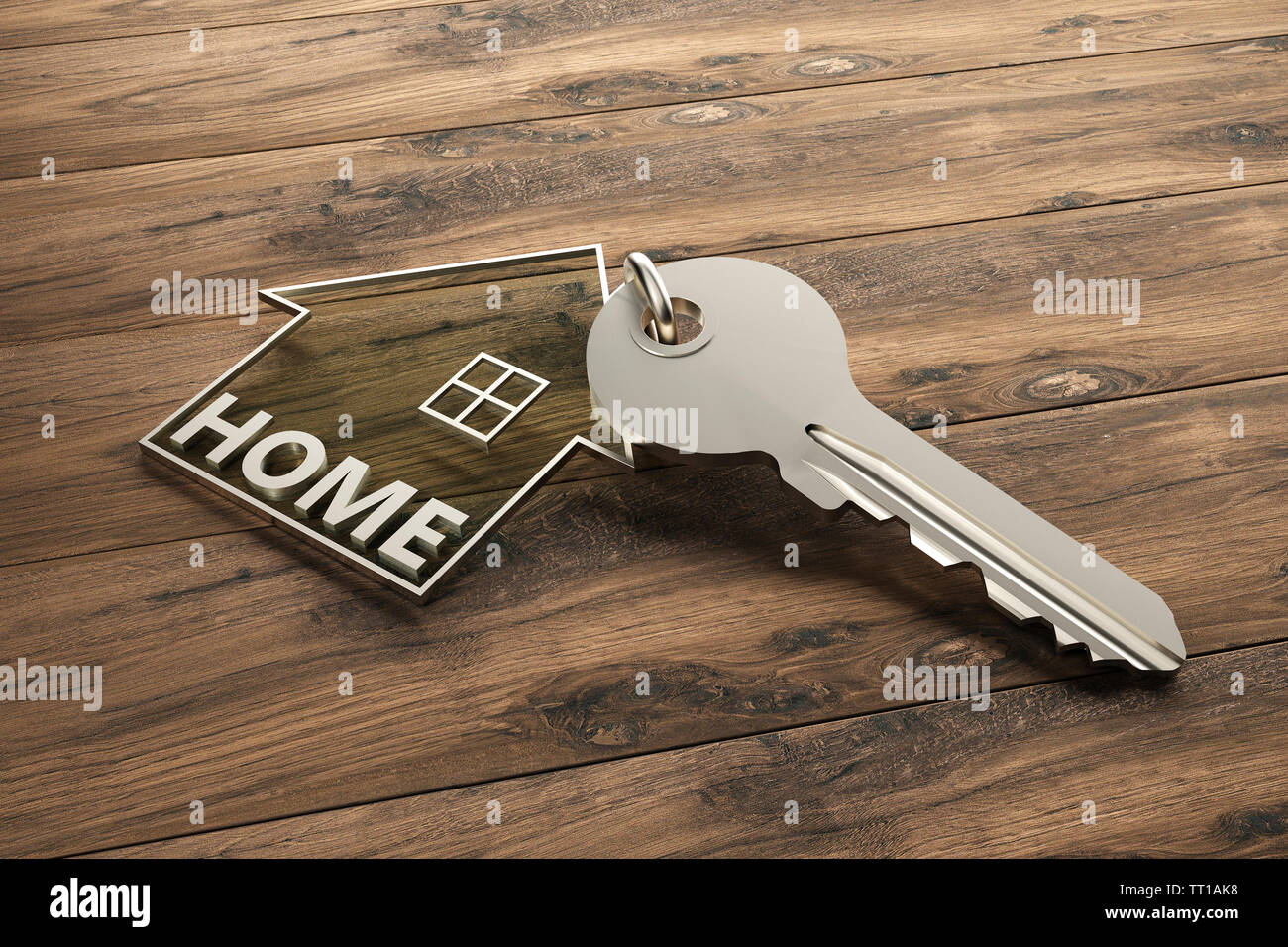 House Key - Illustration Stock Photo - Alamy