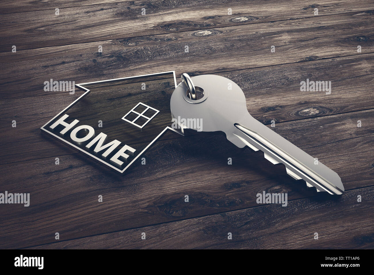 House Key - Illustration Stock Photo - Alamy